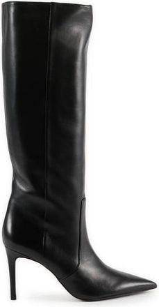 Stuart Weitzman Bottes hautes en cuir &agrave; talon aiguille