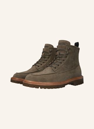 Blackstone Schn&uuml;rboots gruen