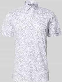 Olymp Level 5 Slim Fit Freizeithemd mit floralem Allover-Print