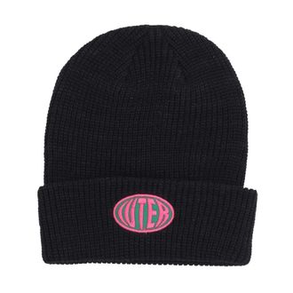 Iuter Iuter, Homme, Accessoires, Noir, Taille: ONE Size Bonnet Beanie Noir avec Design Affamé