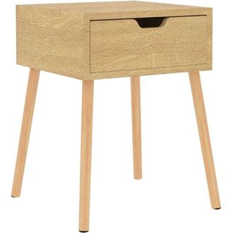 vidaXL Nachttisch Sonoma-Eiche 40x40x56 cm Holzwerkstoff Vidaxl