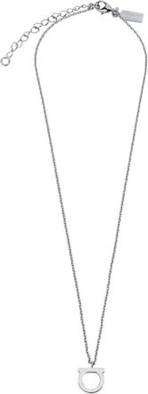 Ferragamo Femme, Accessoires, Gris, Taille: ONE Size Collier Gancini