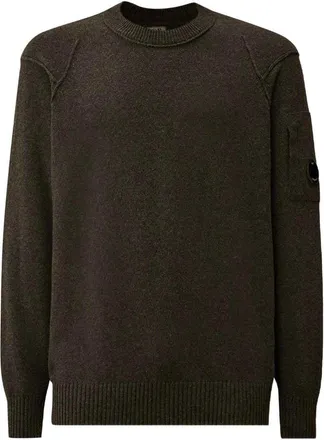 C.P. Company C. P. Company Pull Col Rond - Vert
