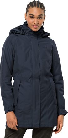 Jack Wolfskin Damen Madison Avenue Coat, night blue, S EU