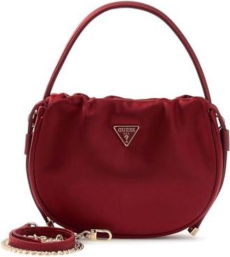Guess sac &agrave; &eacute;paule bandouli&egrave;re sac &agrave; main Elsie Mini Pouch Dark Cherry rouge fonc&eacute;
