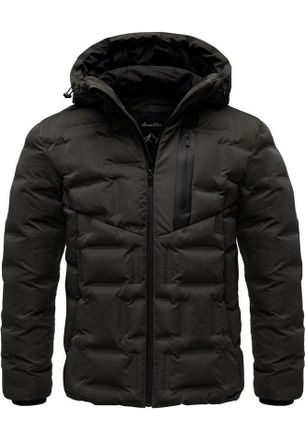 Amaci & Sons Winterjacke BERKELEY Winterjacke Herren Gef&uuml;tterte Dicke Winter Jacke f&uuml;r M&auml;nner mit Kapuze