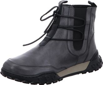 Gemini Damen Stiefelette Leder sportlich Gummizug 033567-02, Gr&ouml;&szlig;e:40 EU, Farbe:Grau