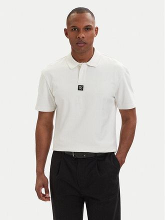HUGO BOSS Poloshirt Deabono_D 50517638 Creme Regular Fit