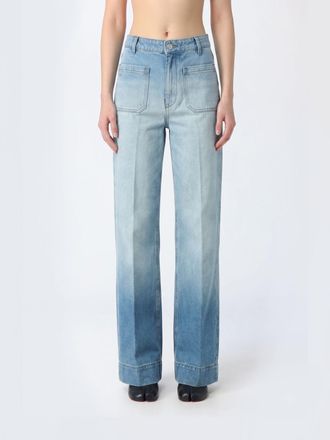 Victoria Beckham Jeans Damen Farbe Blau
