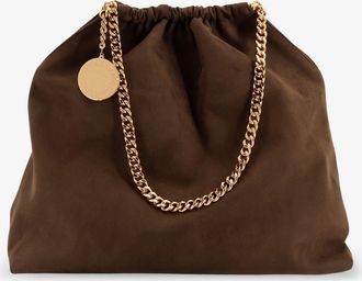 Stella McCartney Falabella Medium vegan suede shoulder bag - STELLA MCCARTNEY - gender_Woman