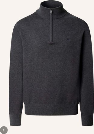 Hackett Pullover Hrtg Cotton H Hzip grau