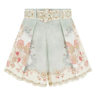 Zimmermann Femme, Shorts, Vert, Taille: 38 FR Daylight Tuck Short