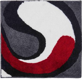 GRUND COLANI Exklusiver Designer Badteppich 100% Polyacryl, ultra soft, rutschfest, ÖKO-TEX-zertifiziert, 5 Jahre Garantie, Colani 7B, WC-Vorlage o.A. 60x60