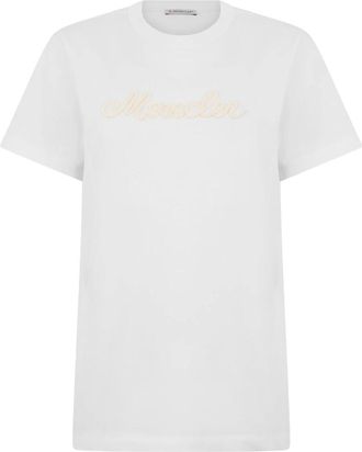 Moncler Femme, Tops, Blanc, Taille: 44 FR T-Chemises