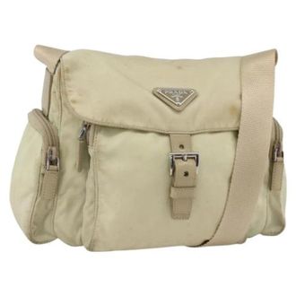 Prada Pre-owned Vintage Umh&auml;ngetasche - - Pre-owned - Damen - Beige - ONE SIZE