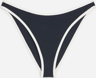 Arket Bikinihose Mit Kontrastfarbiger Einfassung -Blau