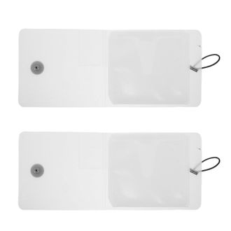 Cabilock 2Er Pack CD Aufbewahrungsboxen F&uuml;r DVDs Und DVDs CD H&uuml;llen Organizer Kunststoff Aufbewahrung F&uuml;r Discs Transparente Aufbewahrungsbox Disc Aufbewahrung