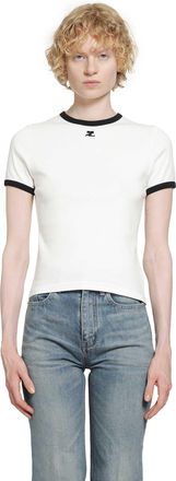 Courr&egrave;ges Signature Contrast T-Shirt