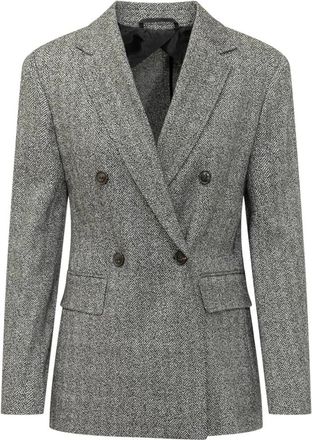 Max Mara Cresta Blazer - Femme - Vestes - Gris - Taille: 36 FR
