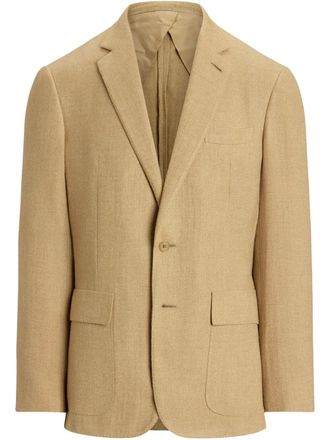 Ralph Lauren Purple Label blazer à simple boutonnage - Tons neutres