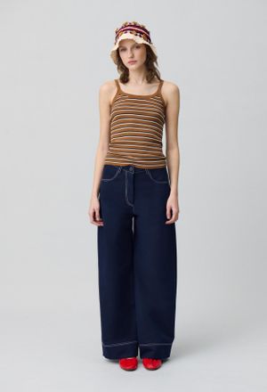 Claudie Pierlot D&eacute;bardeur maille fine ray&eacute;