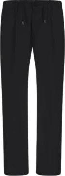 Herno Homme, Pantalons, Noir, Taille: L Pleated Drawstring Pants
