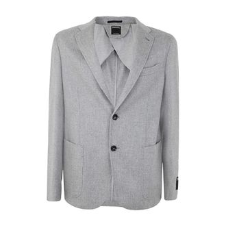 Ermenegildo Zegna Luxuri&ouml;se Cashmere Hemdjacke - - Jackets - Herren - Grau - XL