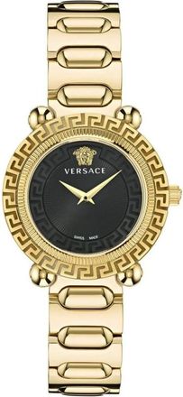 Versace Femme, Accessoires, Jaune, Taille: ONE Size Montre Greca Twist