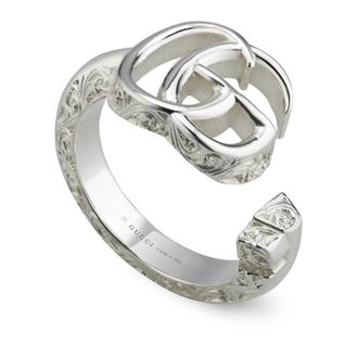 Gucci GG Marmont Schl&uuml;sselring - - Accessories - Damen - Grau - 53 MM