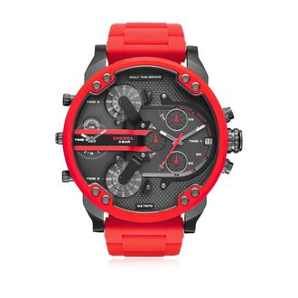 Diesel Mr Daddy 2.0 Uhr - - Accessories - Herren - Rot - ONE SIZE