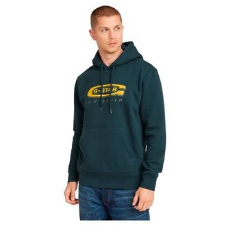 G-Star G-Star Homme Old skool logo hooded sweat, Bleu (legion blue D26347-D733-862), L