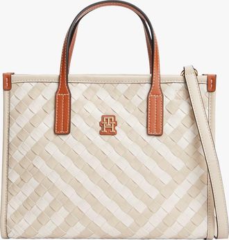 Tommy Hilfiger Mini tote bag tress&eacute;