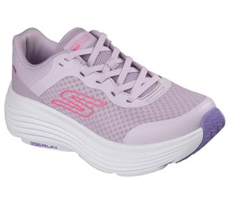Skechers Damen Max Cushioning Endeavour CANOVA Sneaker, Lavendel-Kunststoff, rosa Besatz, 37.5 EU