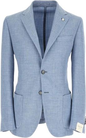 L.B.M. 1911 L.b.m. 1911, Homme, Vestes, Bleu, Taille: XL Giacca monopetto