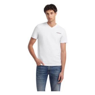 Guess Homme, Tops, Blanc, Taille: XL T-Chemises