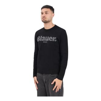 Blauer Herren, Strickwaren, Schwarzk, XLGröße