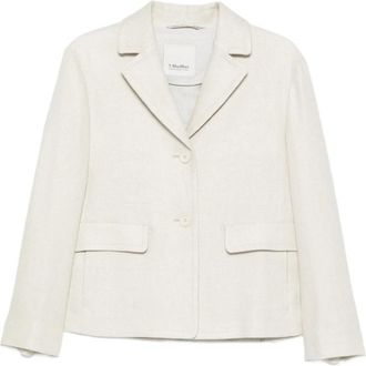 Max Mara Femme, Vestes, Blanc, Taille: 40 FR Blazer