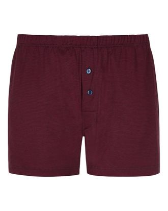 Novila Softe Boxershorts in Jersey-Qualit&auml;t mit Fineliner-Muster in