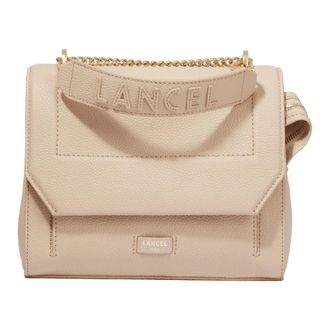 Lancel Ninon Klappentasche Beige Leder - - Bags - Damen - Beige - ONE SIZE