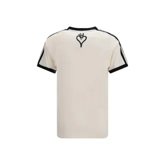 Yohji Yamamoto Graphic Cotton T-Shirt - Beige