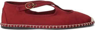 Polo Ralph Lauren Espadrilles mit &uuml;berkreuzten Schnallen - Rot