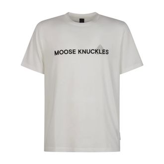 Moose Knuckles Homme, Tops, Blanc, Taille: M Conway T-Shirt