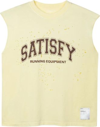 SATISFY Satisfy, Homme, Tops, Jaune, Taille: XL MothTech Muscle Tee