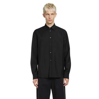 Jil Sander Wool Mohair Canvas Shirt