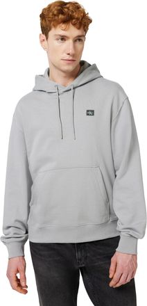 Calvin Klein Herren Hoodie Terry Badge mit Kapuze, Grau (Formal Gray), L