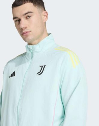 adidas adidas Performance - Juventus 25/26 Tiro25 - Veste de pr&eacute;sentation de comp&eacute;tition - Aigue-marine semi flash-Bleu