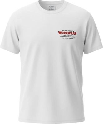 Roy Rogers Homme, Tops, Blanc, Taille: M T-shirt Workwear