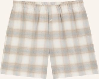 HUGO BOSS Pyjamas Unterteil Winter White Shorts weiss