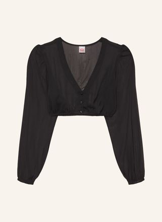 Spieth & Wensky Dirndlbluse Efeu schwarz