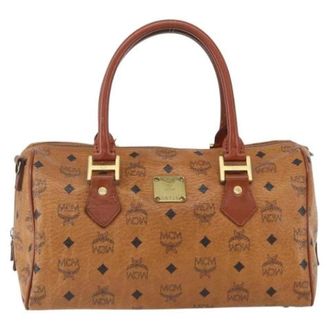 MCM Pre-owned Lederhandtasche - - Pre-owned - Damen - Braun - ONE SIZE